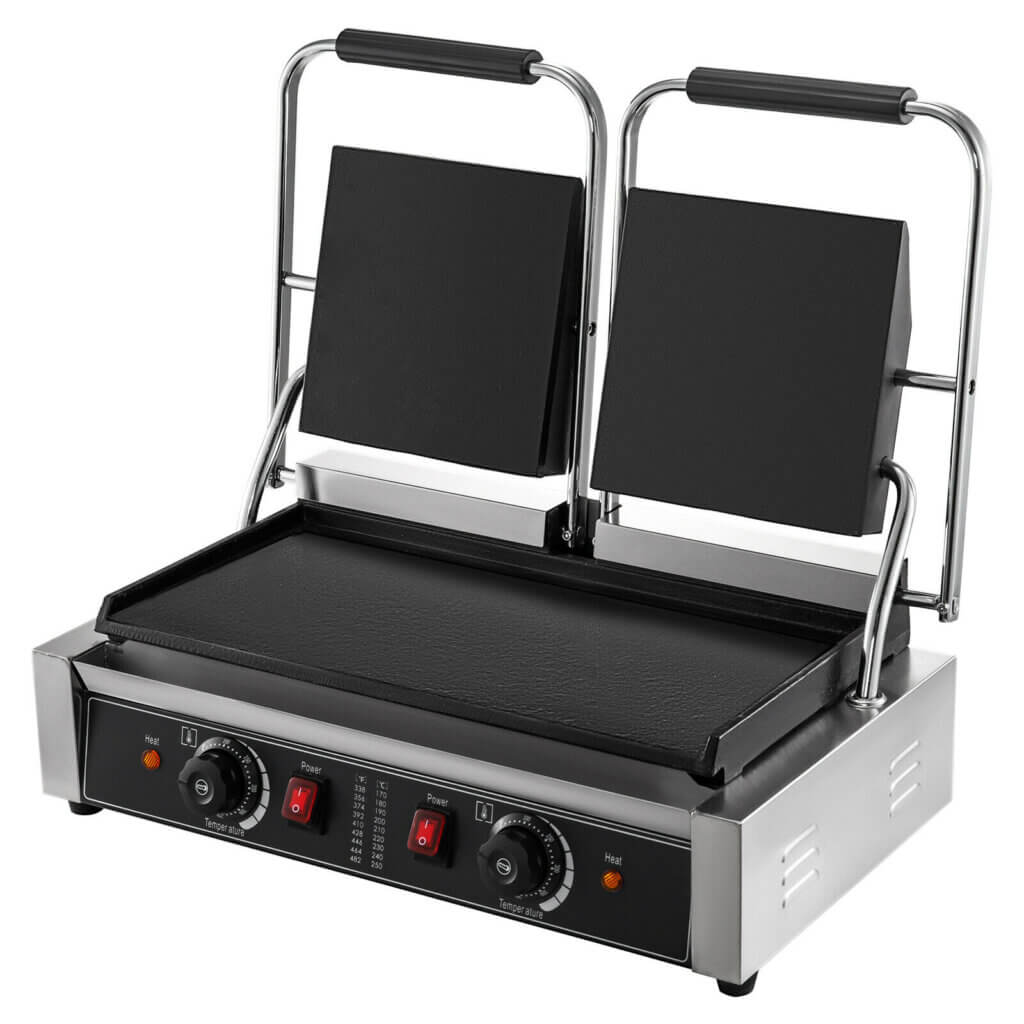 Plancha grill profesional eléctrica, pan, sándwiches, carnes ...