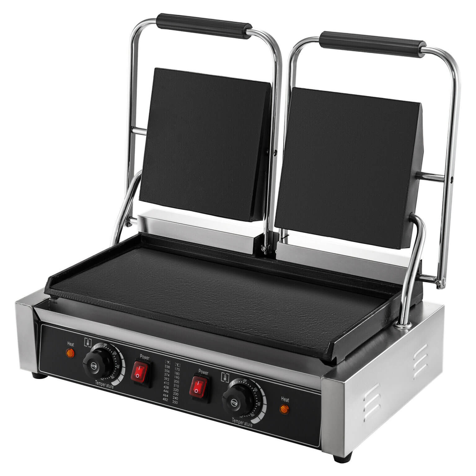 Plancha grill profesional eléctrica, pan, sándwiches, carnes ...